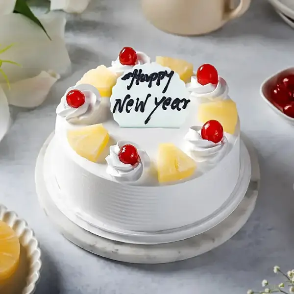 Buy/Send New Year Pineapple Cake Online | Floraindia
