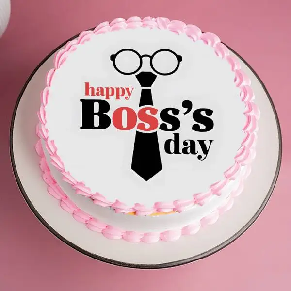 Buy/Send Classic Boss Day Cake Online | Floraindia