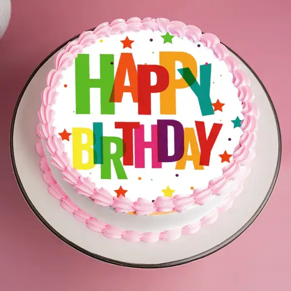 Buy/Send Round Birthday Photo Cake Online | Floraindia