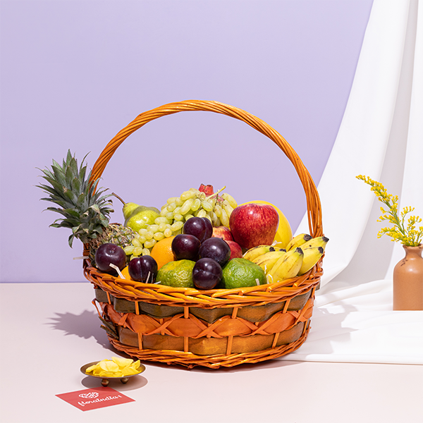Fresh Fruits Delivery In India | Send Fruits Basket Online - Floraindia