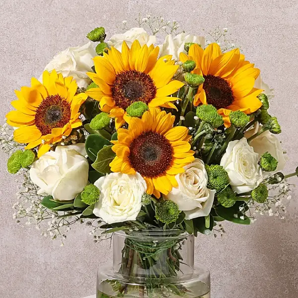 Buy/Send White Glow Sunshine Jar Online | Floraindia