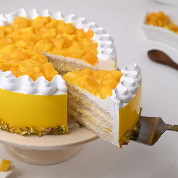 Buy/Send Tropical Mango Pista Cake Online | Floraindia