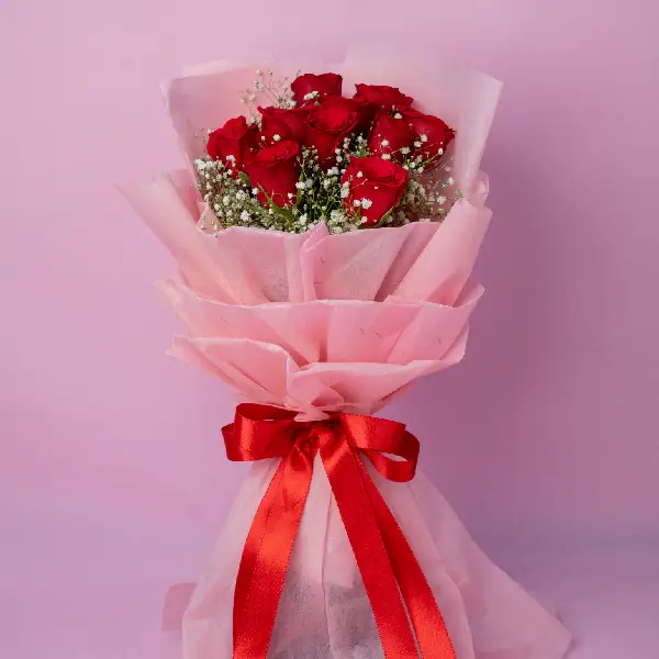 Buy/Send Red Rose Birthday Bouquet Online | Floraindia