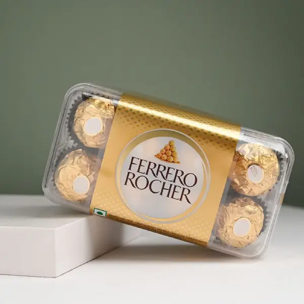 Buy/Send Red Roses With Ferrero Wonder Online | Floraindia
